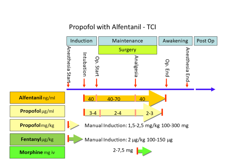 Graphic Dosing Charts for General Anesthesia - The Anesthesia Guide