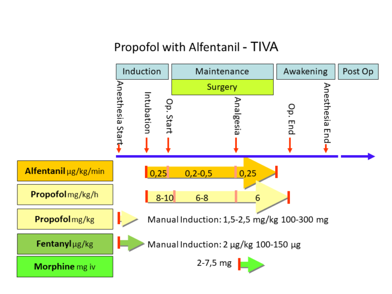 Graphic Dosing Charts for General Anesthesia - The Anesthesia Guide