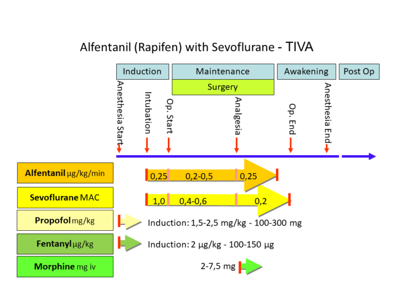 Graphic Dosing Charts for General Anesthesia - The Anesthesia Guide