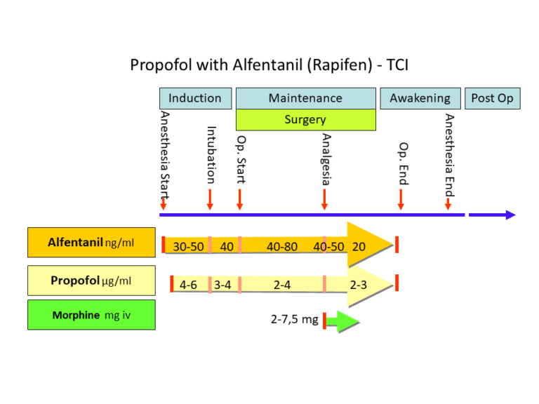 Graphic Dosing Charts for General Anesthesia - The Anesthesia Guide