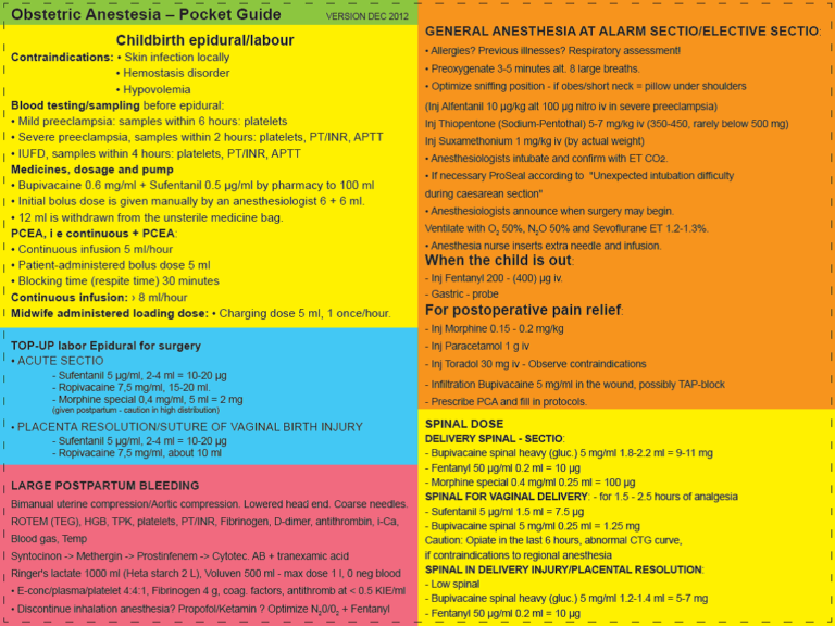 Obstetric Anesthesia – Regional Techniques and Pain Management - The ...